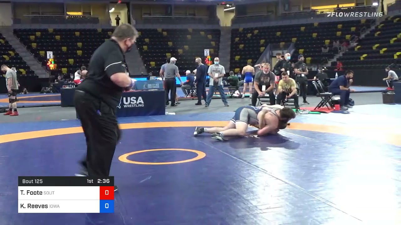 130 Kg Consolation - Tom Foote, South Side Wrestling Club Vs Kaleb ...