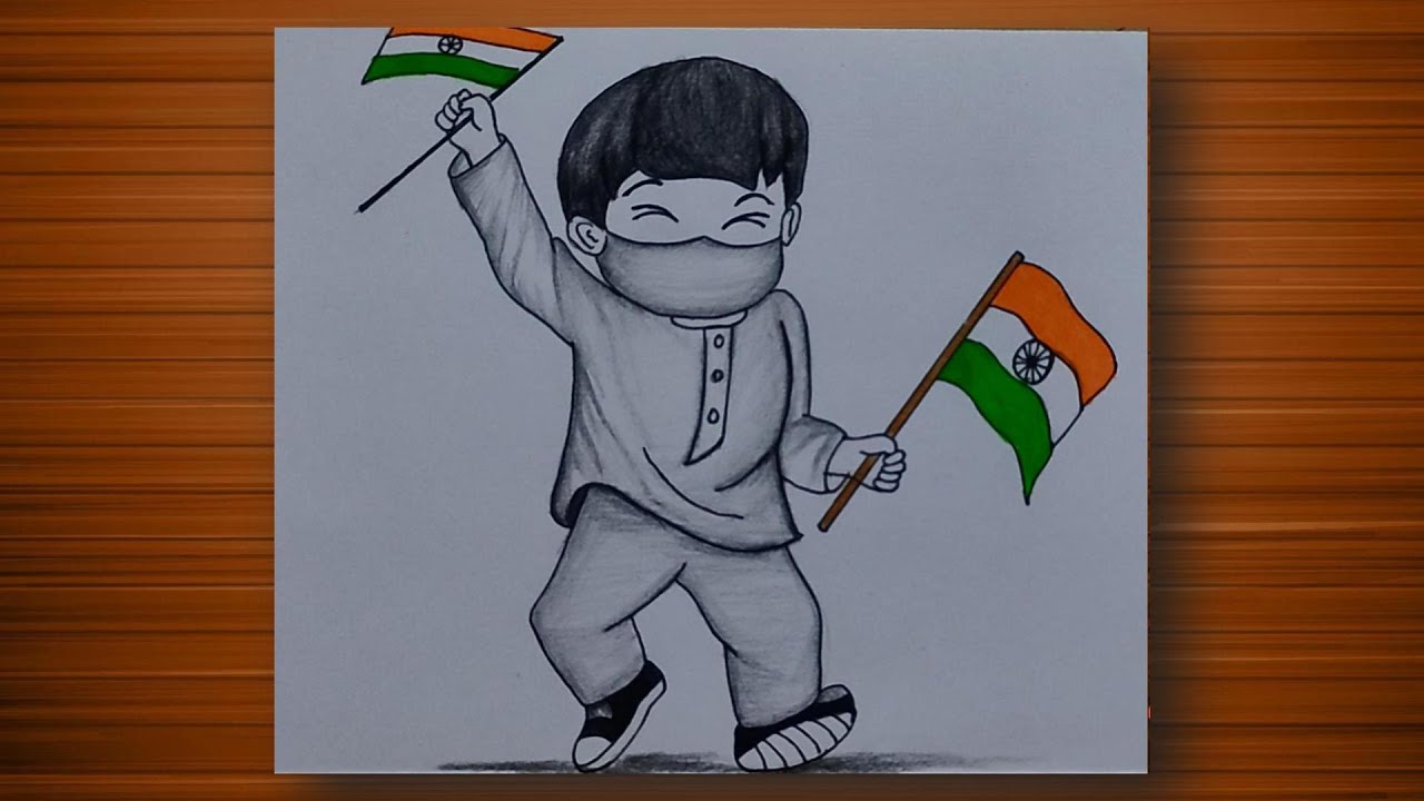 Republic Day drawing / 26 January easy drawing / step by step - YouTube