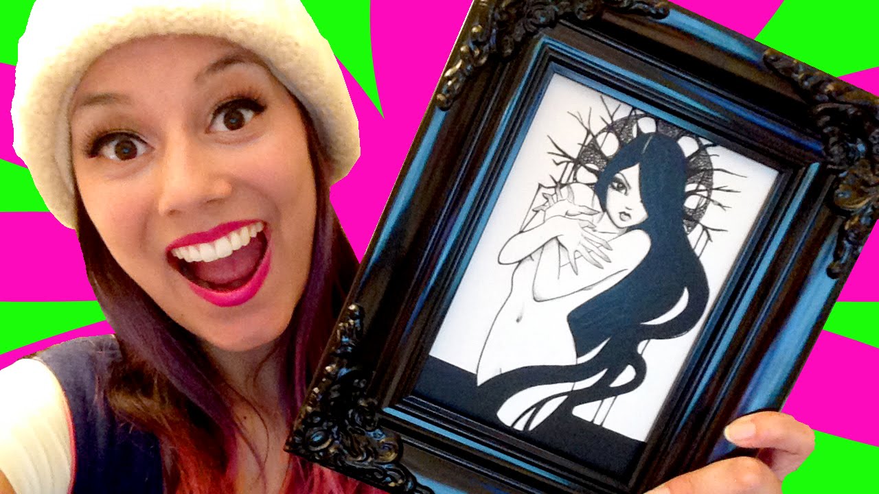 WIN AN ORIGINAL LEILANI JOY DRAWING & Ink Speed Paint! - YouTube