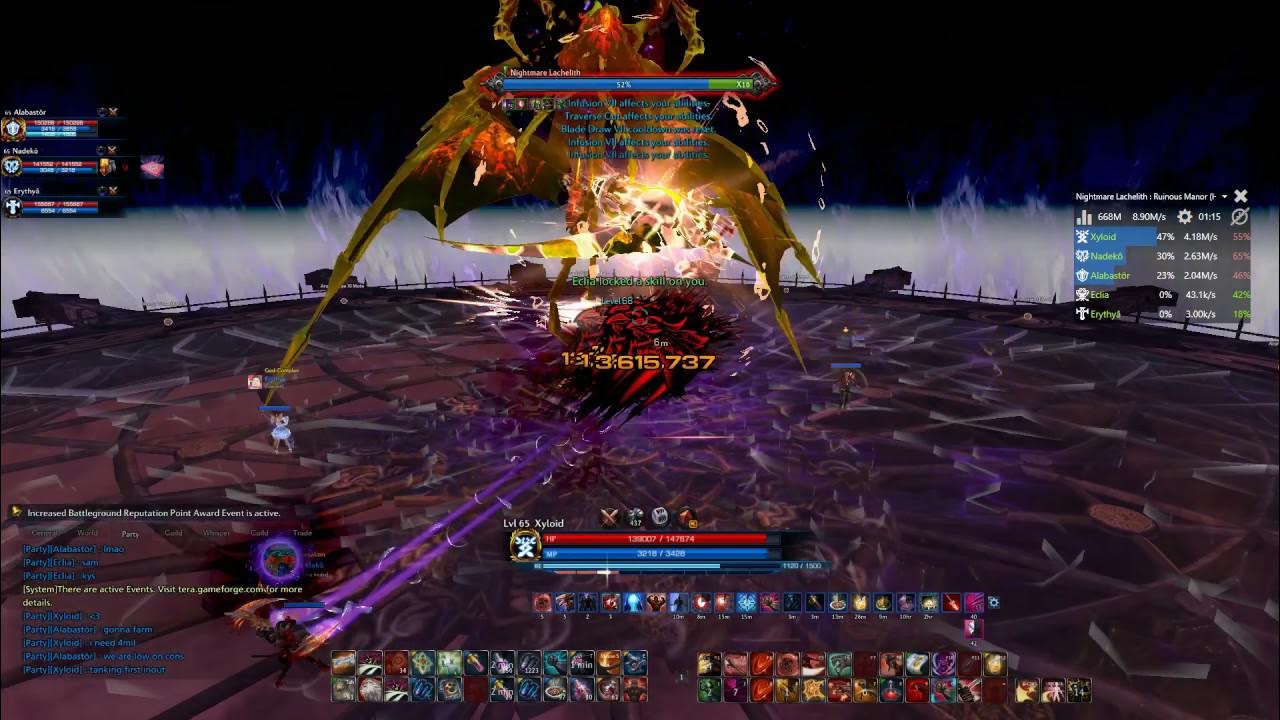 TERA - RMHM (Lachelith) Warrior PoV - 3.94m/s - YouTube