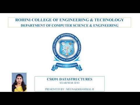 CS8391 DATA STRUCTURES UNIT-1 Application of List - YouTube