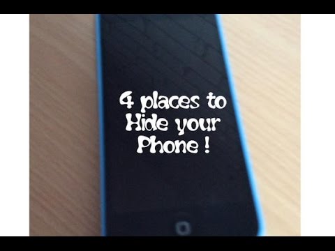 4 Places To Hide Your Phone ! - YouTube