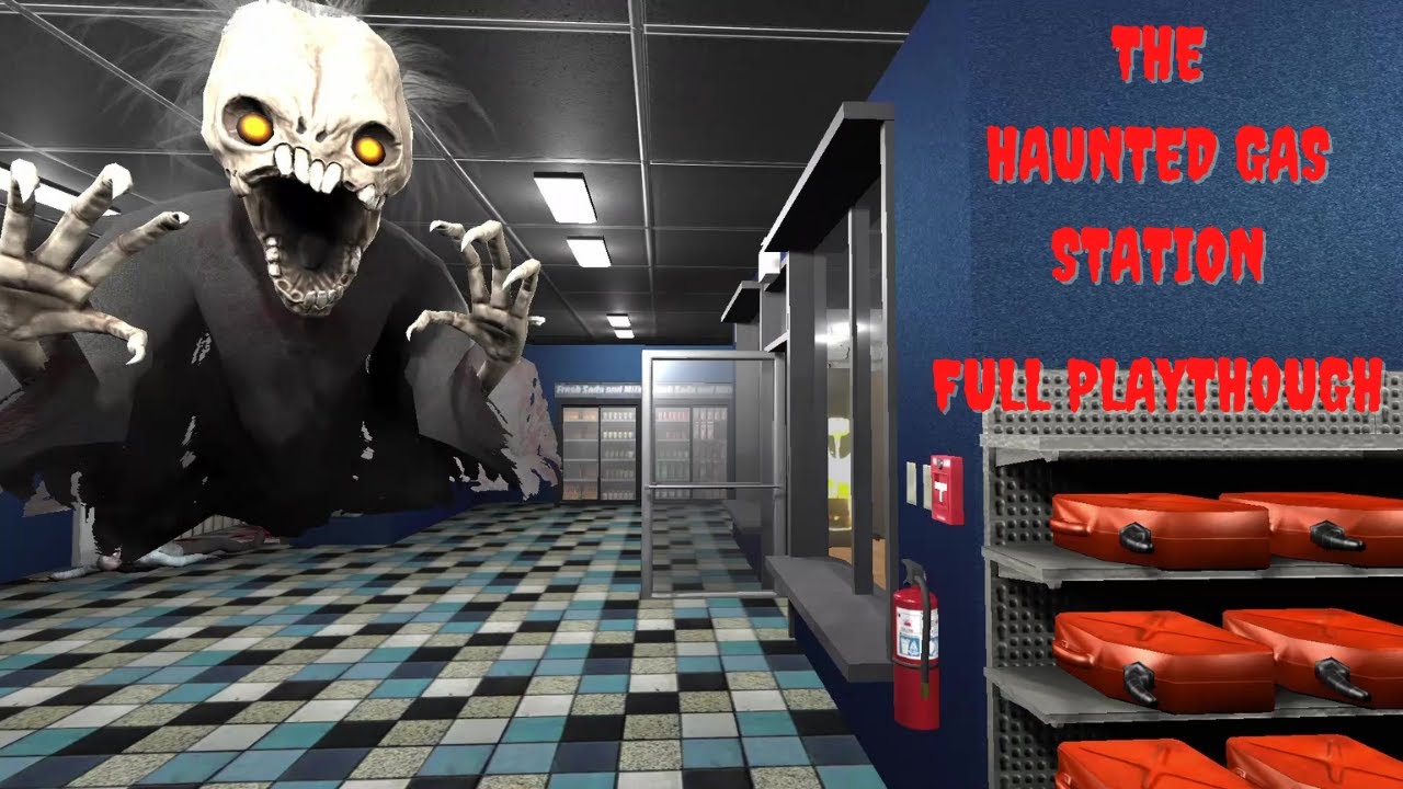 The Haunted Gas Station | Horror Game Friday | Lord Nemo Gaming - YouTube