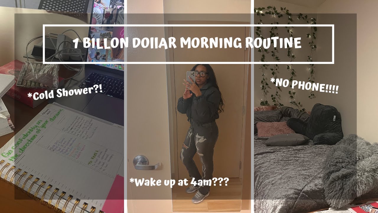 I tried the 1 Billion Dollar Morning routine - YouTube