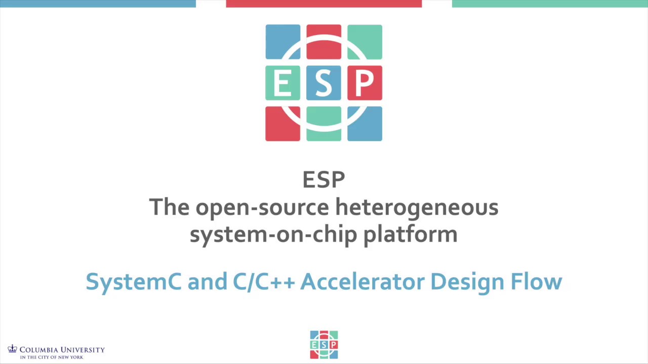 ESP tutorial - How to: create an accelerator in SystemC - YouTube