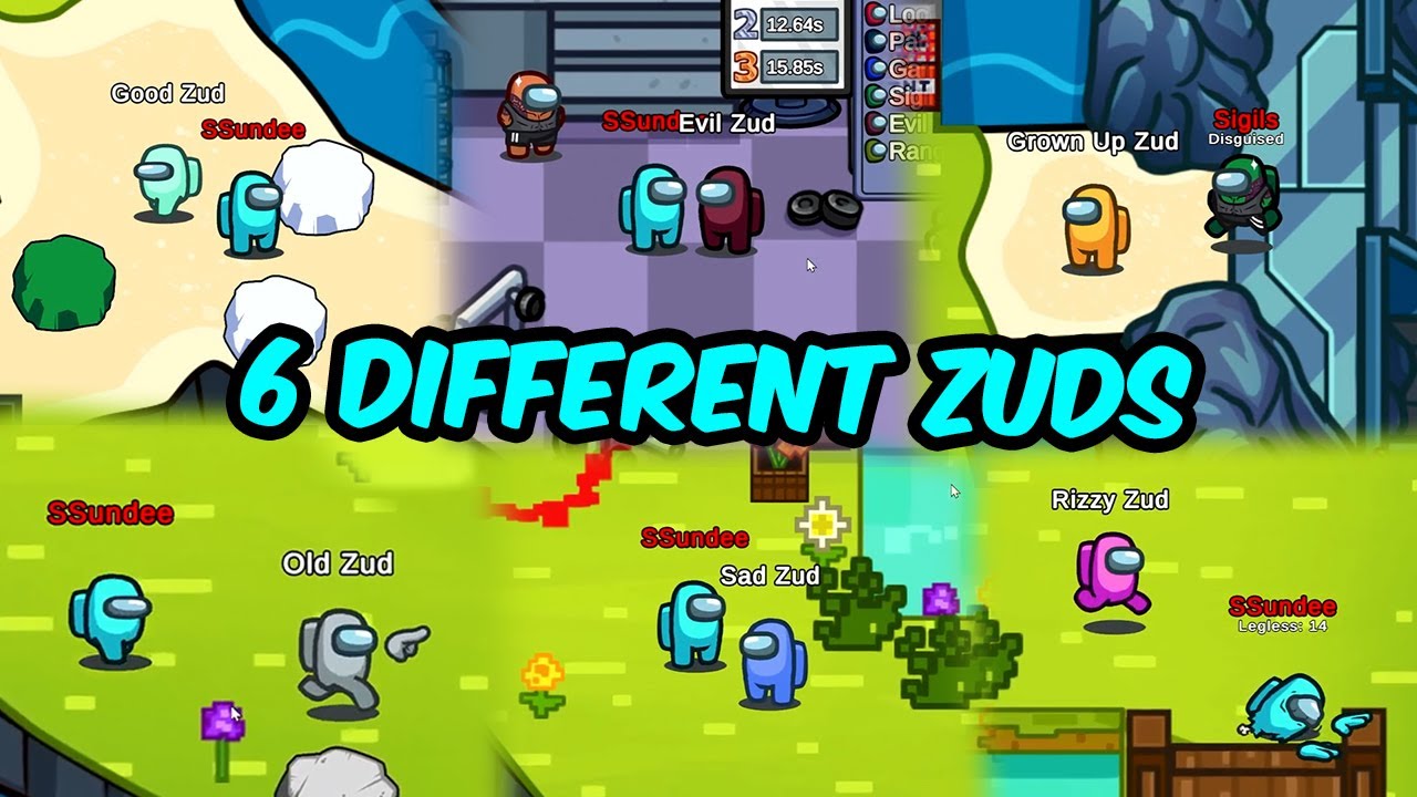 SSundee MEETS Zud TRANSFORMING into DIFFERENT CHARACTERS of HIMSELF ...