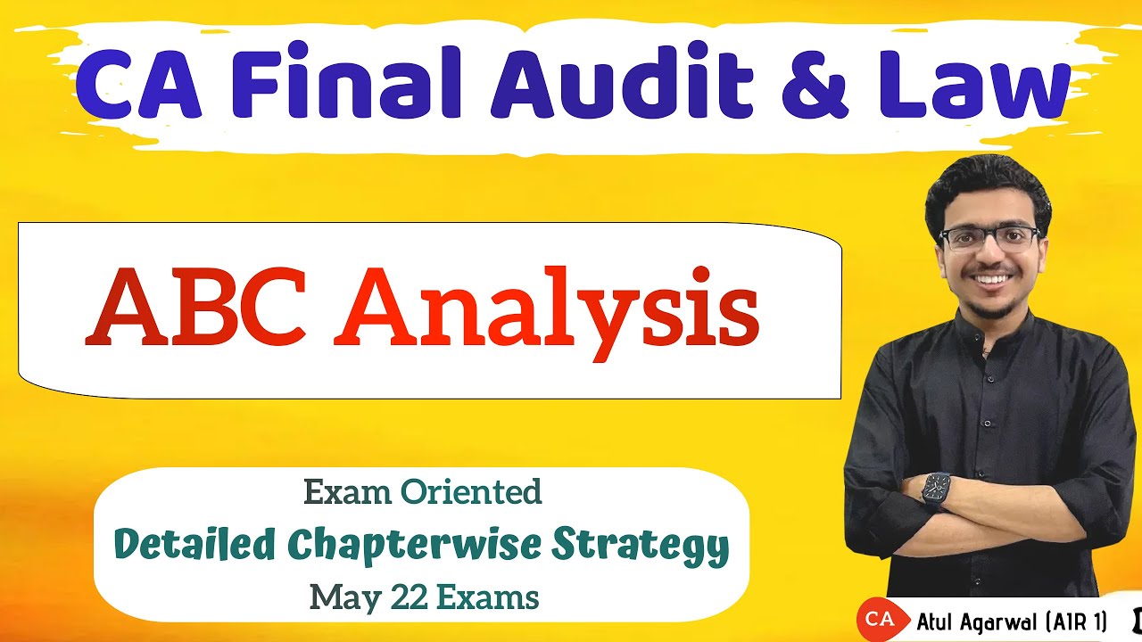 Audit ABC Analysis | Law ABC Analysis | CA Final May 22 | Detailed ...