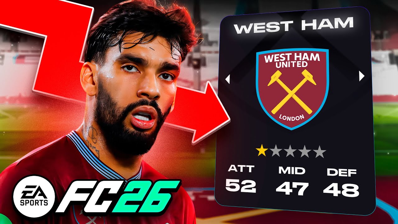 EU ASSUMI o WEST HAM e SALVEI o TIME! 🔥🏴󠁧󠁢󠁥󠁮󠁧󠁿 - YouTube