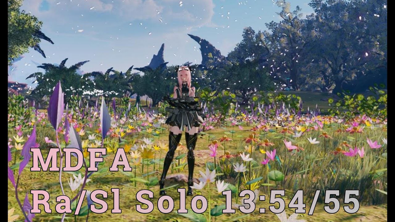 [PSO2:NGS] Malignant Dark Falz Aegis - Ra/Sl Solo (13:54-55) | 深禍のダーク ...