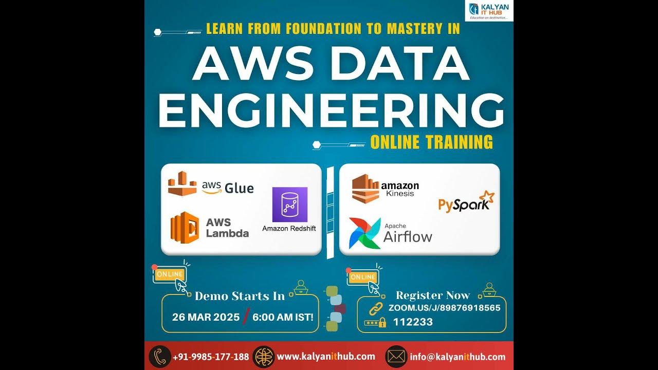 AWS Data Engineering - New Batch | Kalyan IT Hub - YouTube
