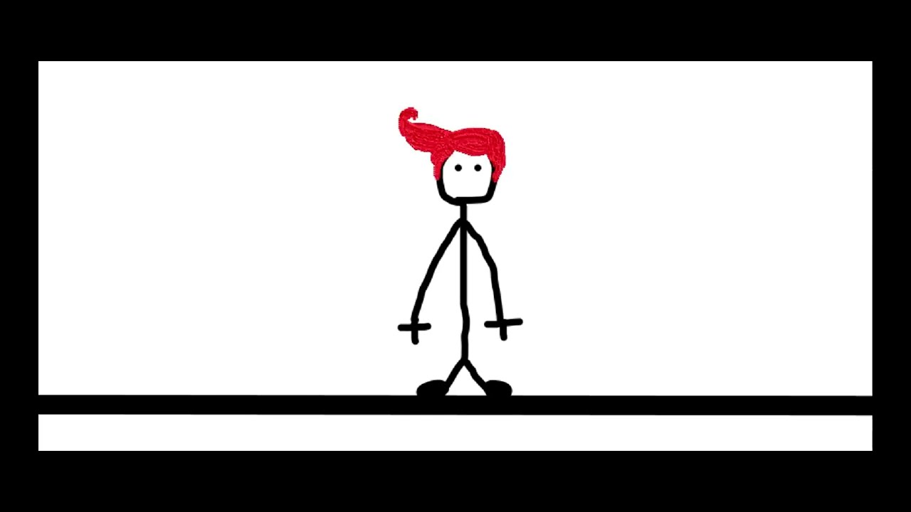 Stick Man. hair - YouTube