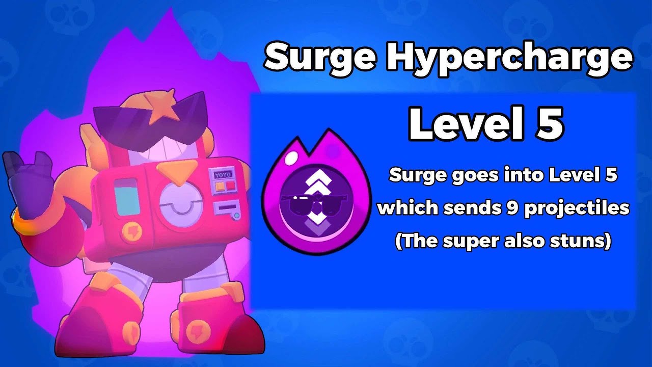 BRAWLSTARS NEW SURGE HYPERCHARGE!!! - YouTube