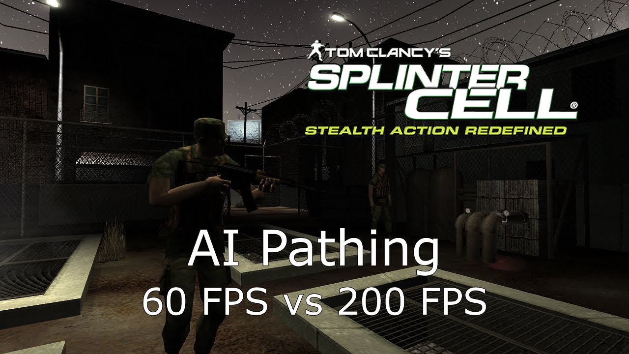 Splinter Cell - AI Pathing (60 FPS vs 200 FPS) - YouTube