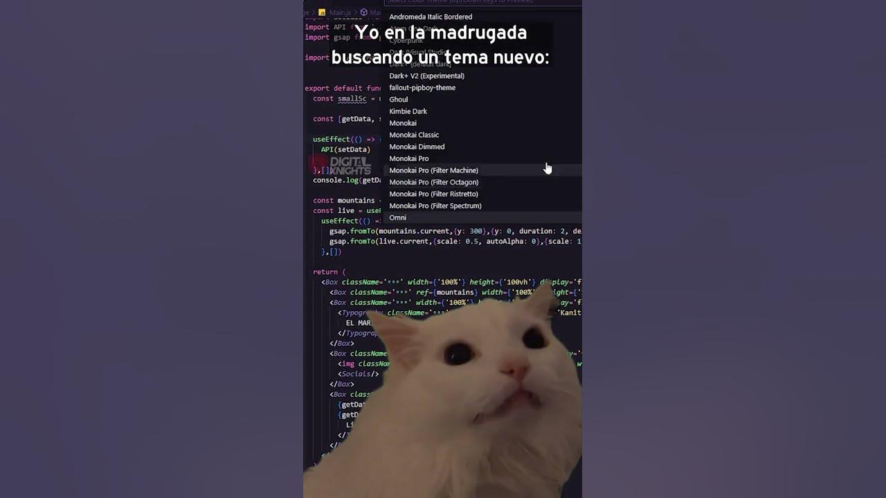 Buscando Un Tema Para El Visualcode 😂 Youtube