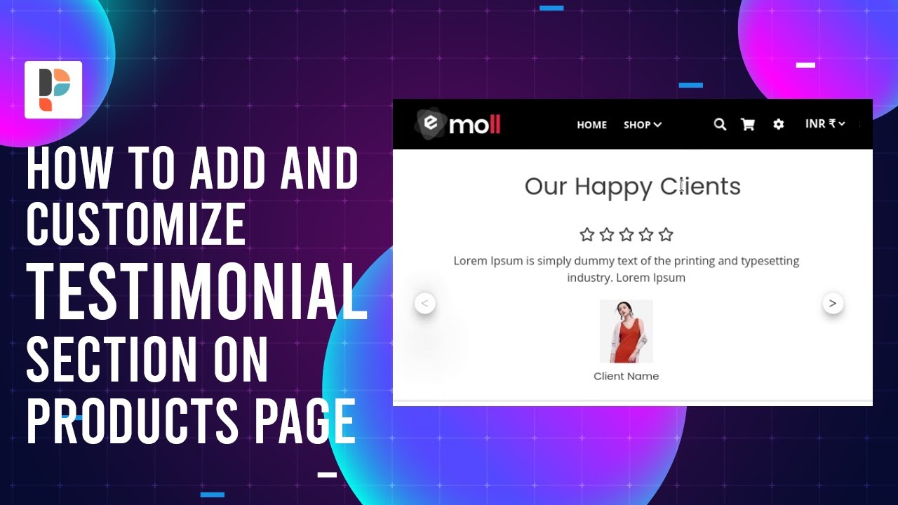 How to Add and Customize Testimonial Section | Shopify Tutorial | Emoll ...