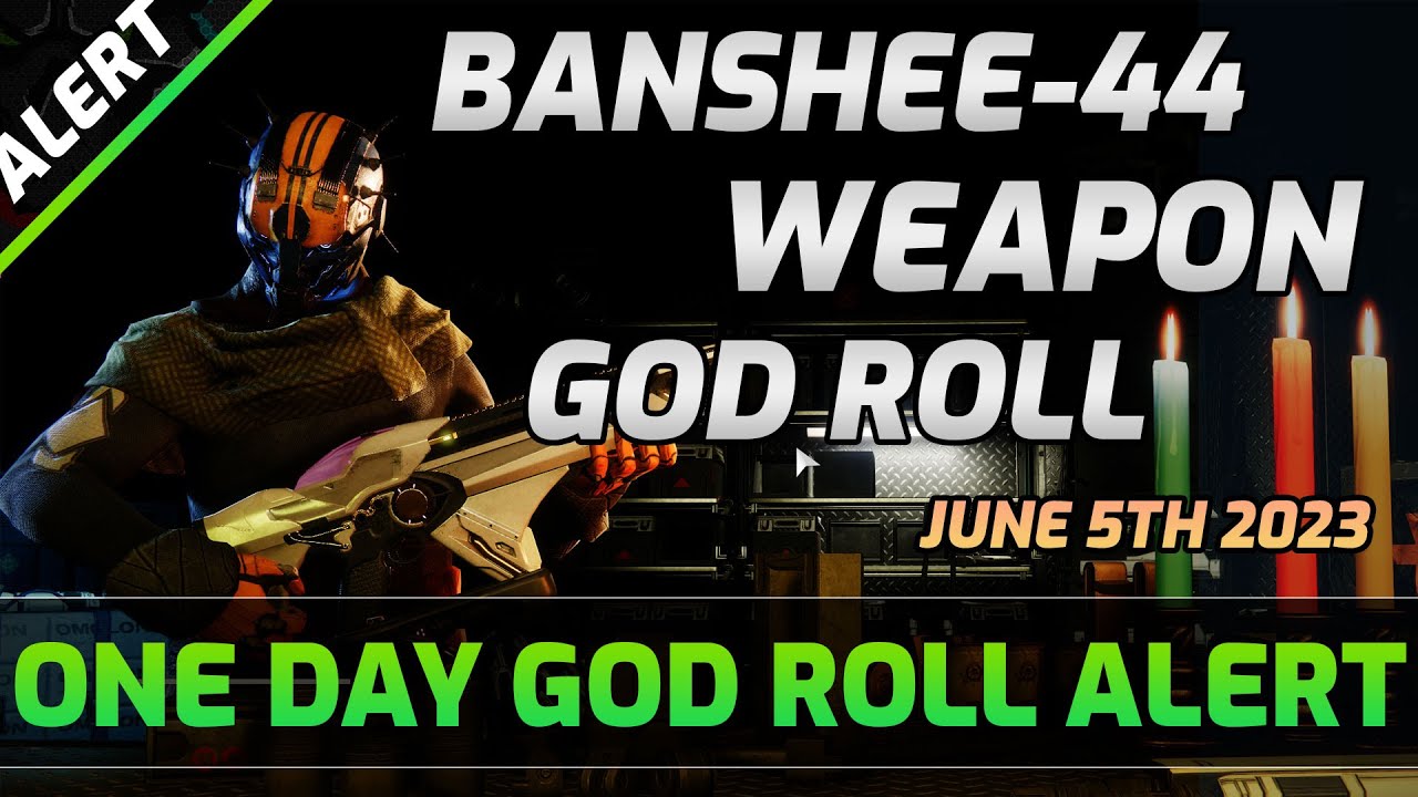 Hand Cannon PvP God Roll at Banshee-44 June 5 2023 | DESTINY 2 - YouTube
