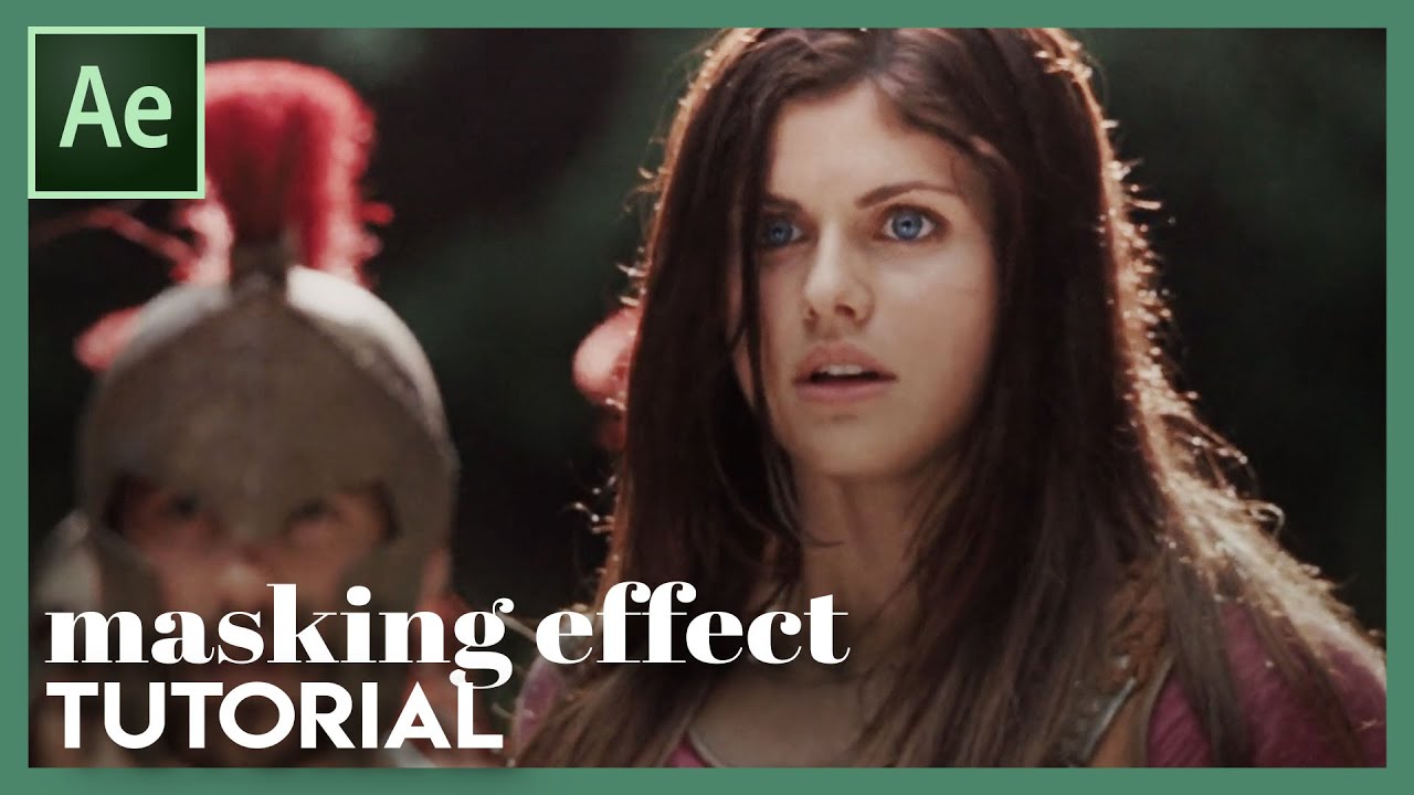 masking effect ll after effects tutorial - YouTube