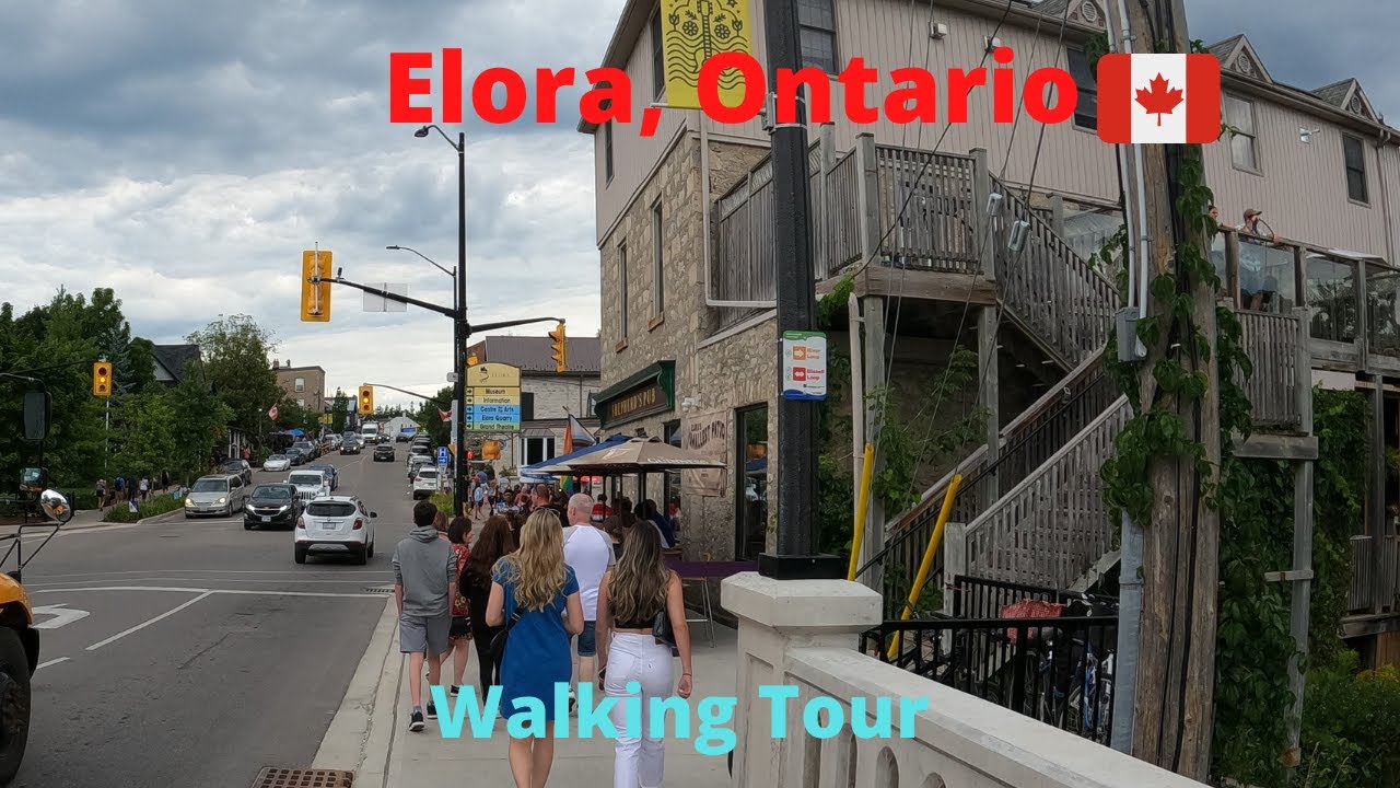 Walking Tour Elora, Ontario. Canada || Virtual Tour Elora, Ontario ...
