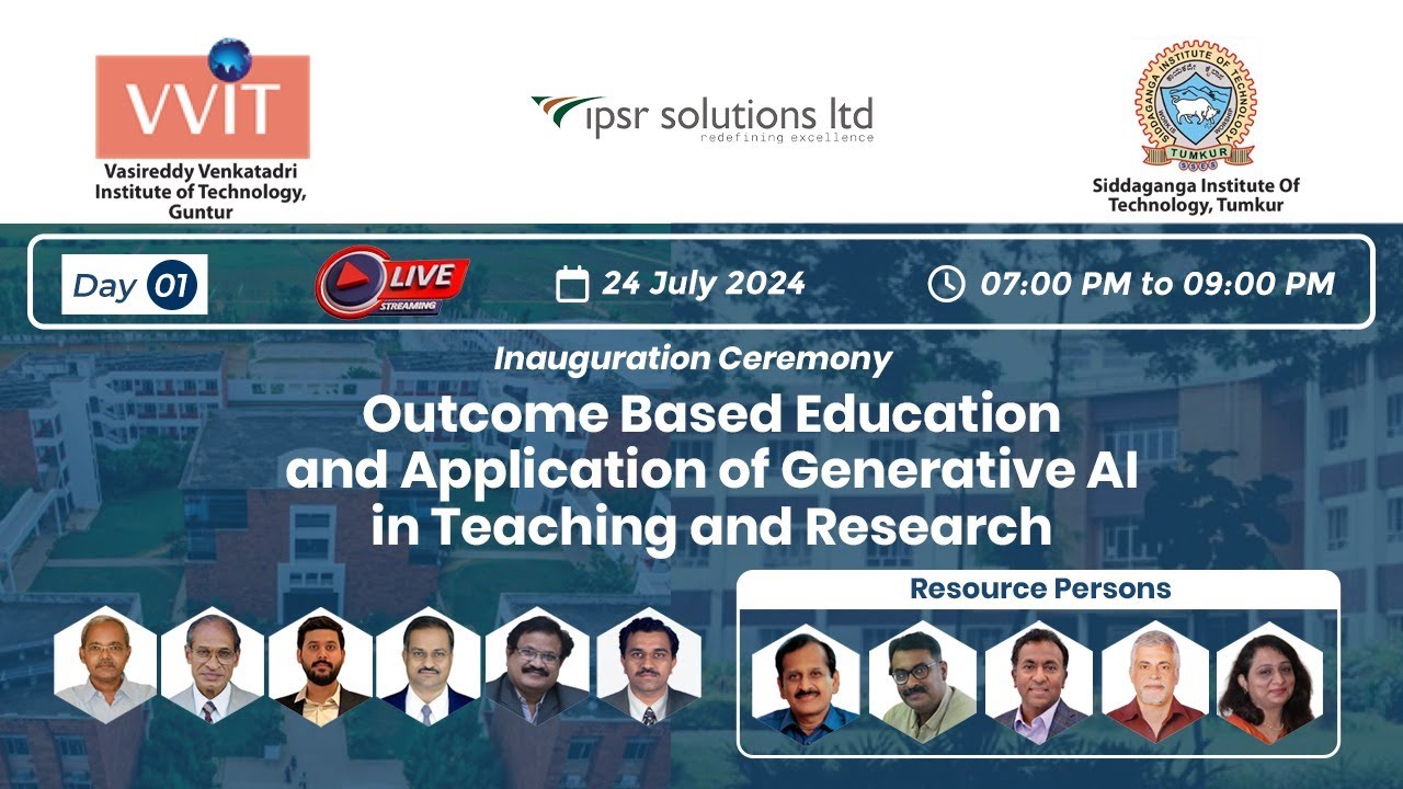 Day 01 | OBE and Application of Generative AI in Teaching and Research ...