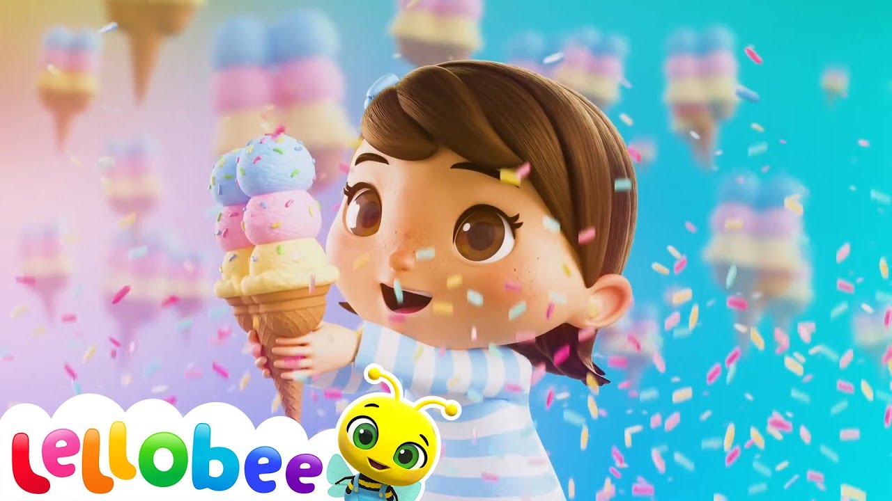 Ice Cream Song | Boo Boo Kids Nursery Rhymes & Kids Songs | Lellobee ...