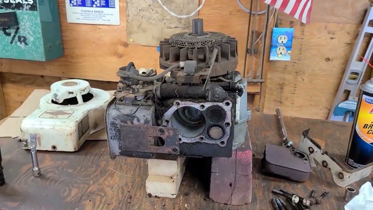 The Rugg Carpet Cut Mower Tractor Resurrection Part 1 VinsRJ - YouTube