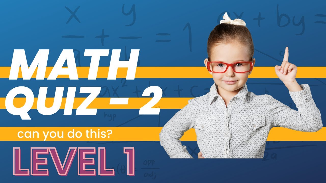 Math Quiz For kindergartener - 2 II LEVEL 1 II Single digit addition ...