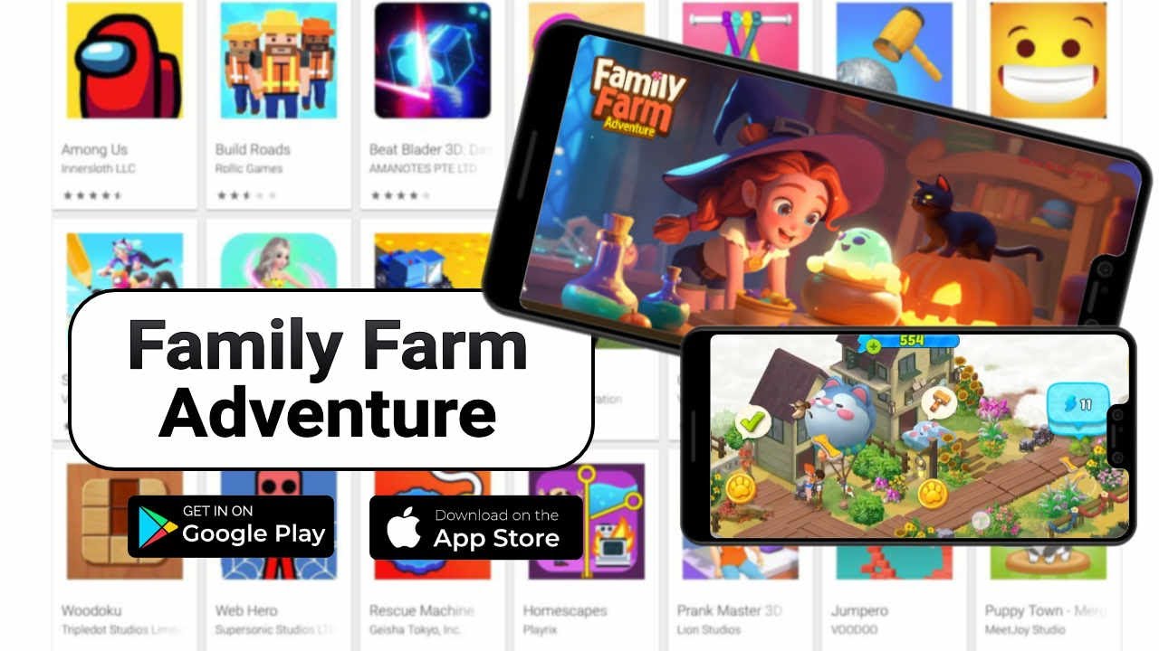 Family Farm Adventure Game #5 (Android/IOS) - YouTube