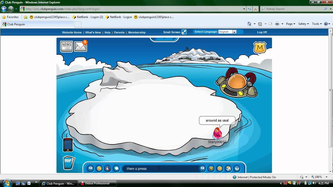 How to slide on Club Penguin!!!.wmv - YouTube