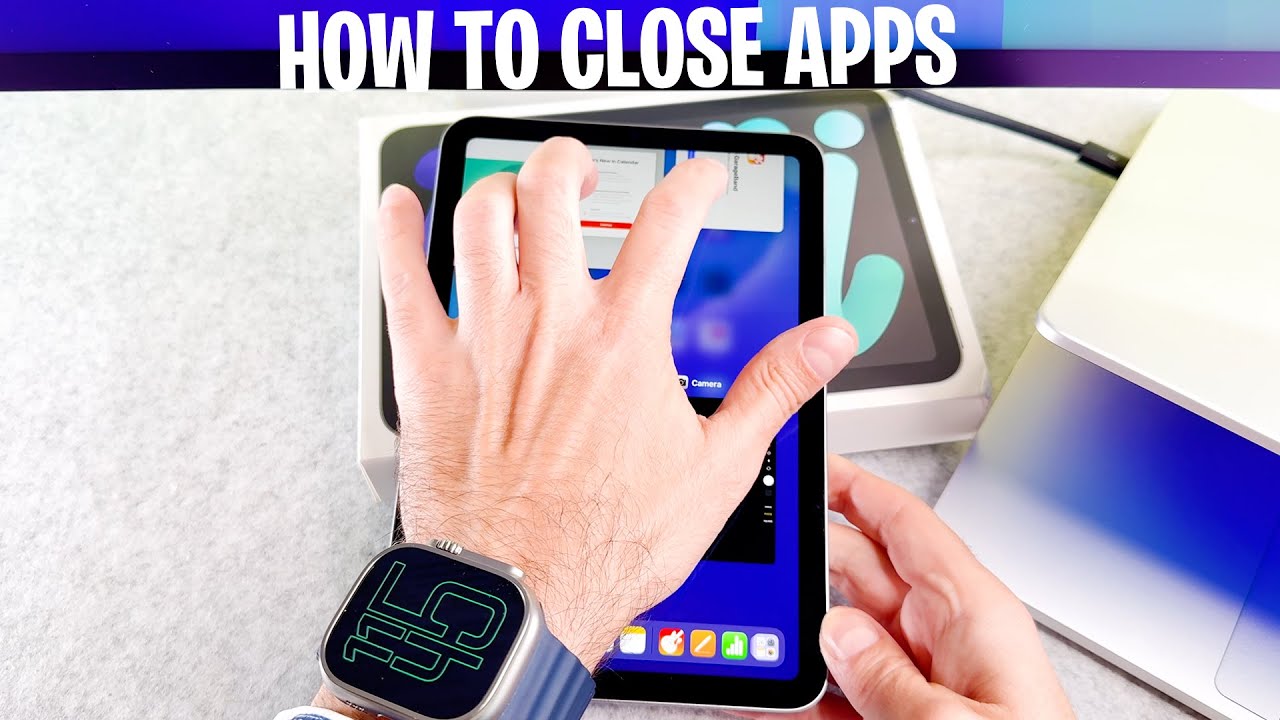 How To Close Apps On iPad Mini 2024 - YouTube