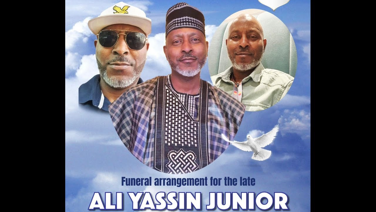 Janaza Prayers & Reception for Ali (Junior) Yassin - YouTube