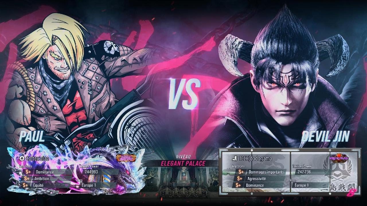 TEKKEN 8 Cortex alaa (Paul) vs (Devil Jin) TECH|dodogama Matches - YouTube