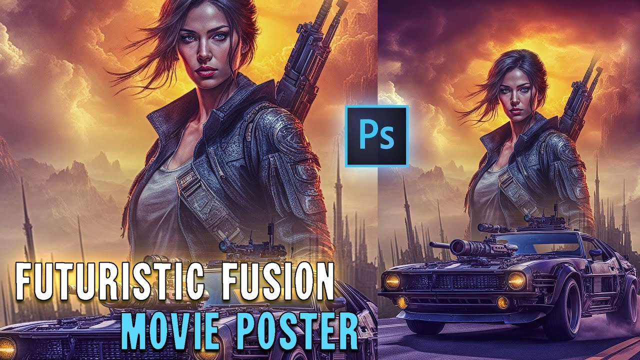 Unlock Tomorrow's Visuals Today: Photoshop Tutorial for Futuristic Movie Posters From Scratch ...