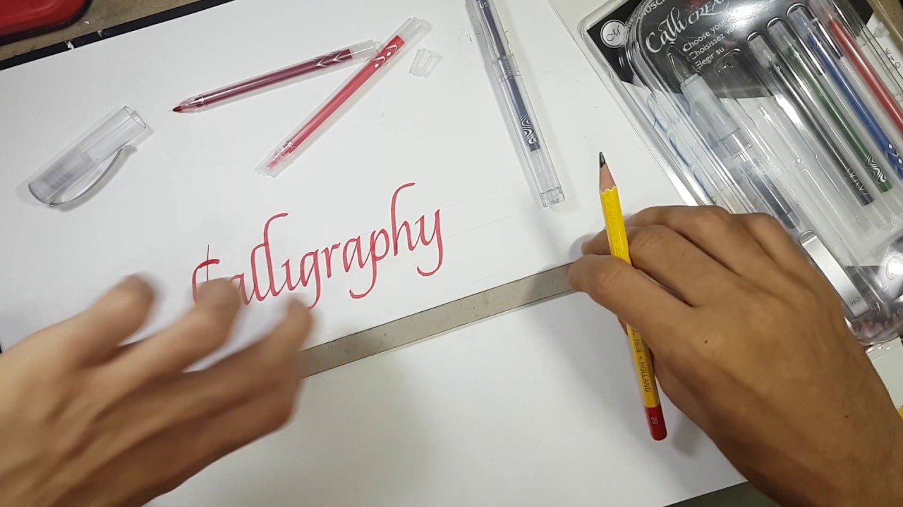 The difference between calligraphy and handlettering with Sachin Shah ...