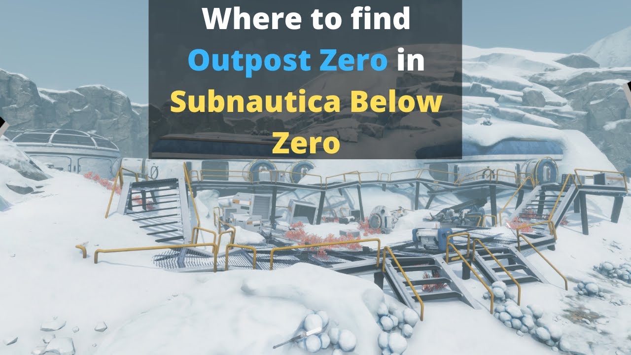 How to find Outpost Zero in Subnautica Below Zero - YouTube