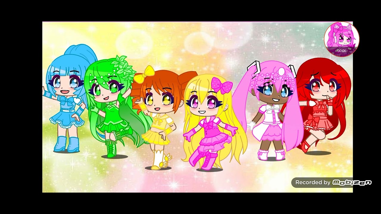 Blue Rose Precure Group transformation with Cure Clovery - YouTube