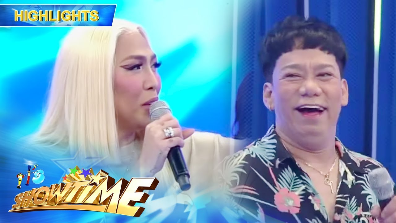 Vice Ganda loses her focus after seeing Lassy | It's Showtime - YouTube