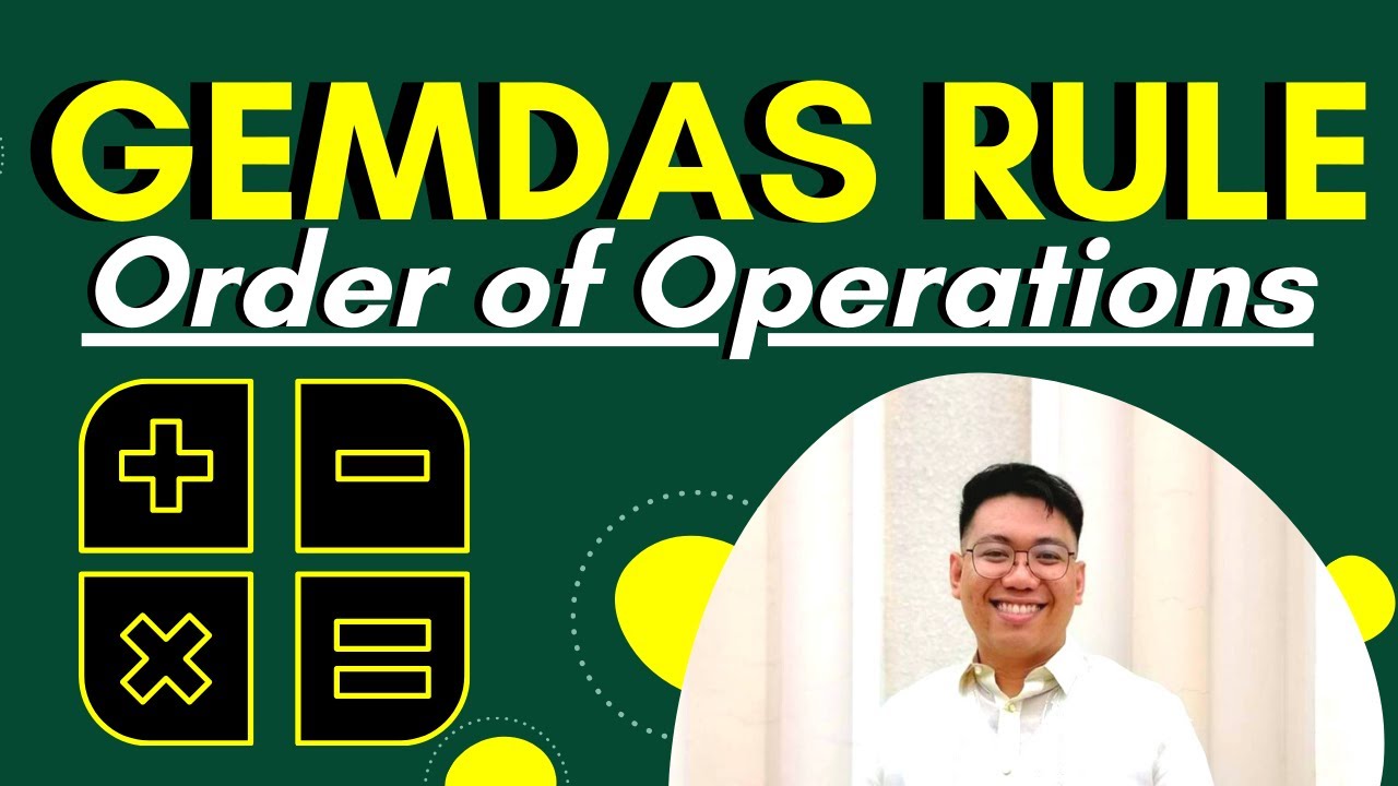 Order of Operations | GEMDAS Rule | Math | MarkChavez - YouTube