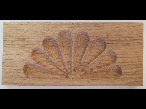 Carving A Shell Design - YouTube