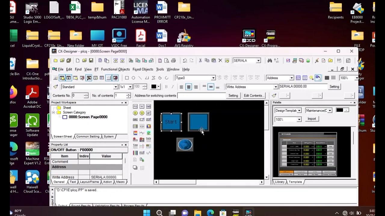 Cara Menghubungkan CX Programmer dengan CX Designer (HMI) - YouTube