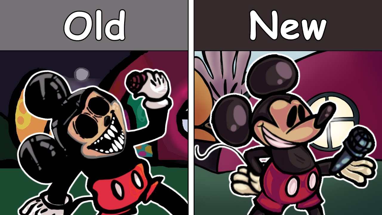 Welcome Old Vs New (Vs Mouse 2.5 (v2)) - FNF - YouTube