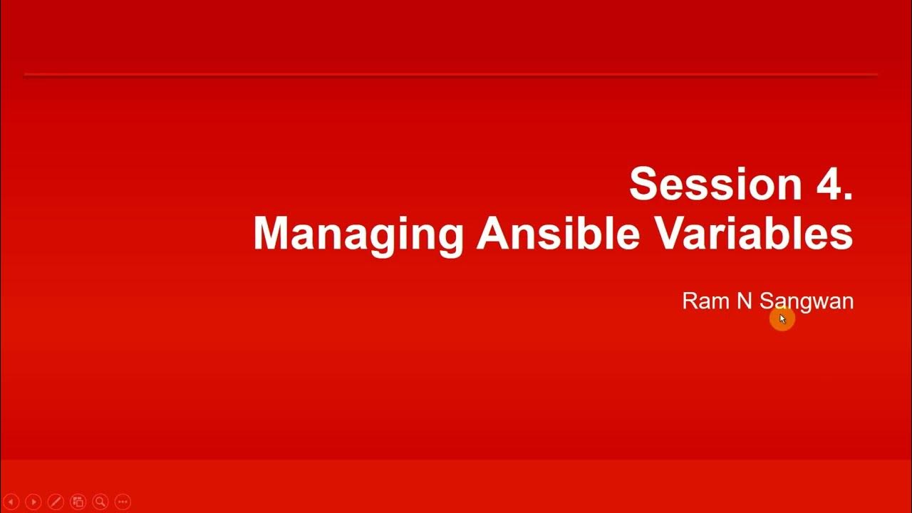 Ansible Variables | Ansible Tutorial for Beginners - YouTube