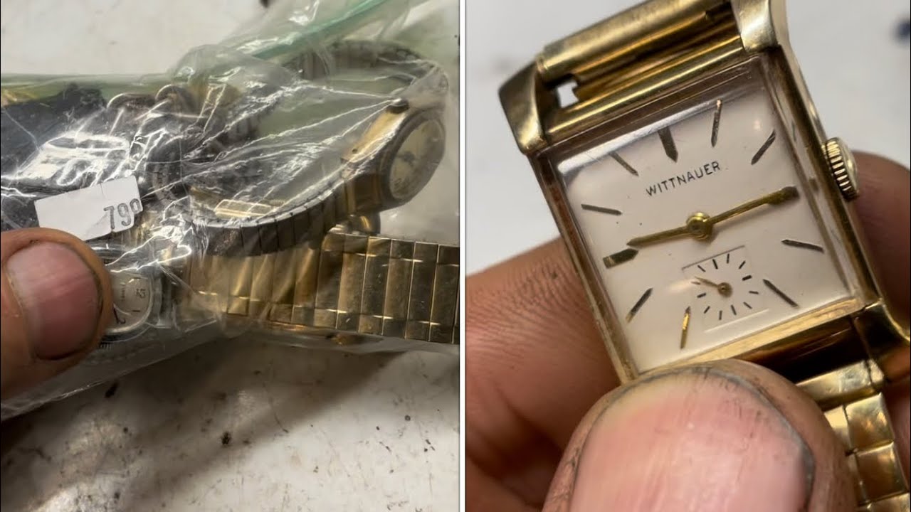 “finding” and “fixing” OLD WATCHES from the thrift store (mystery bag ...