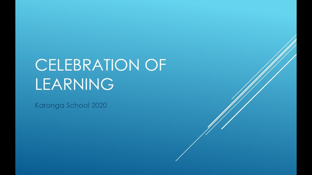 Celebration of Learning 2020 - YouTube