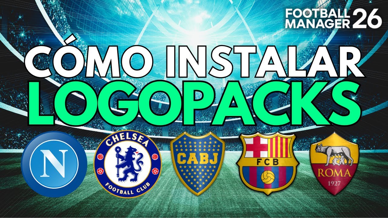 💥 FM26: Instala TODOS los LOGOS Reales fácilmente (Guía Completa) - YouTube