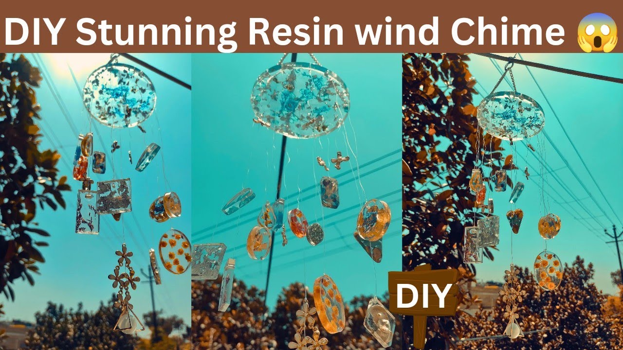 DIY Resin Wind Chime 😱 | How to Make Resin Wind Chime | Resin Bazaar ...