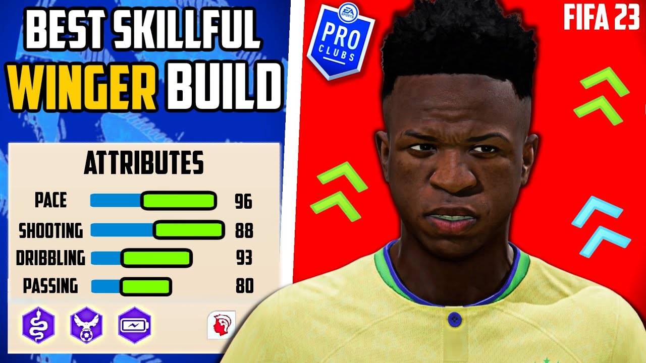 FIFA 23 PRO CLUBS - THE MOST SKILLFUL WINGER BUILD... VINICIUS JR ...