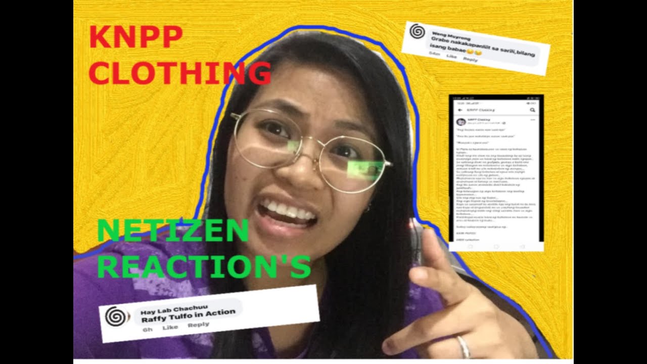 KNPP CLOTHING LINE NETIZENS REACTION by Rona Bee - YouTube