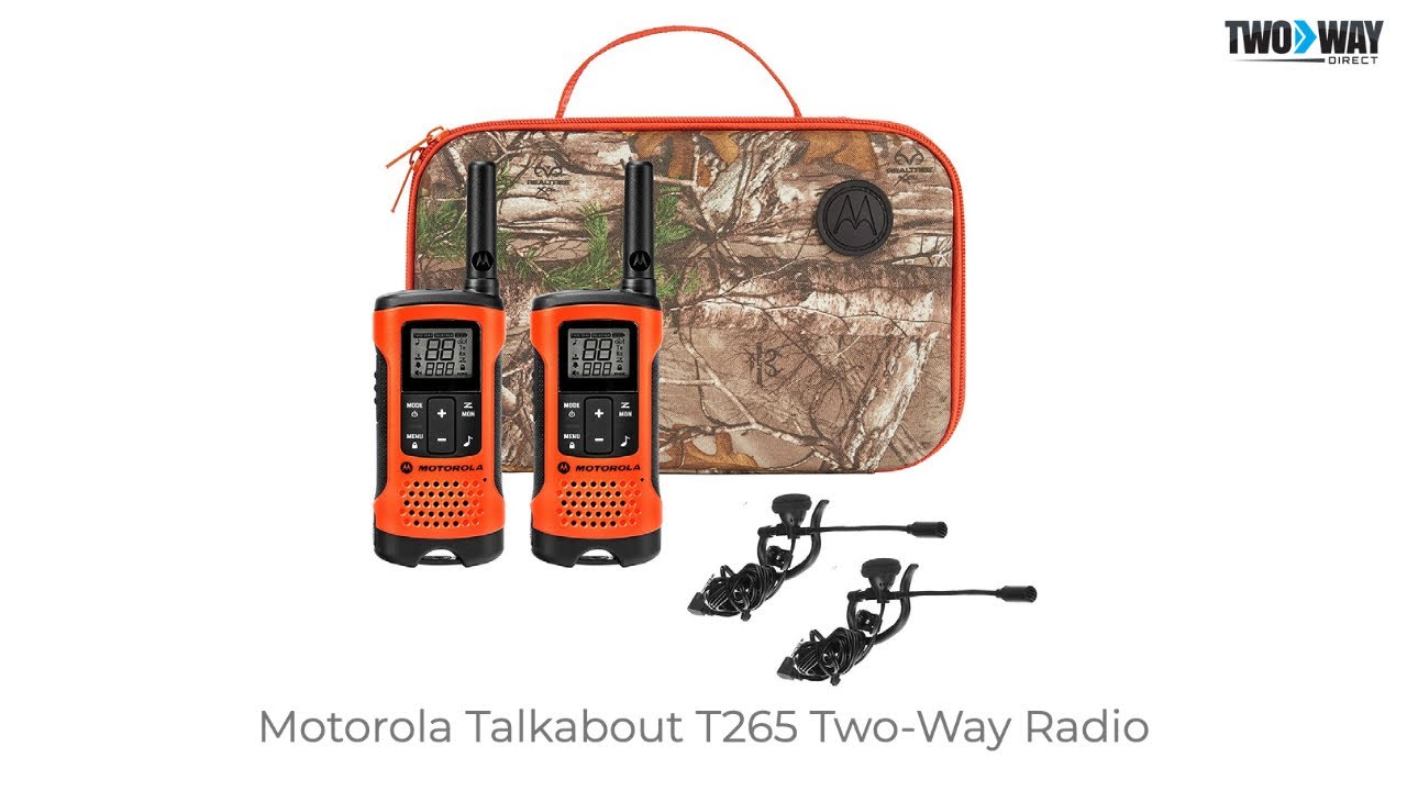 Introduction to the Motorola Talkabout T265 Sportsman Edition 2 Pack ...
