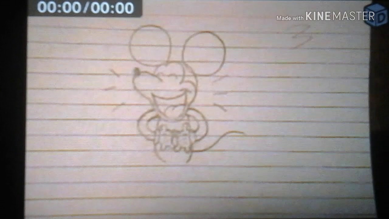 Mickey Mouse Laughing Animation - YouTube