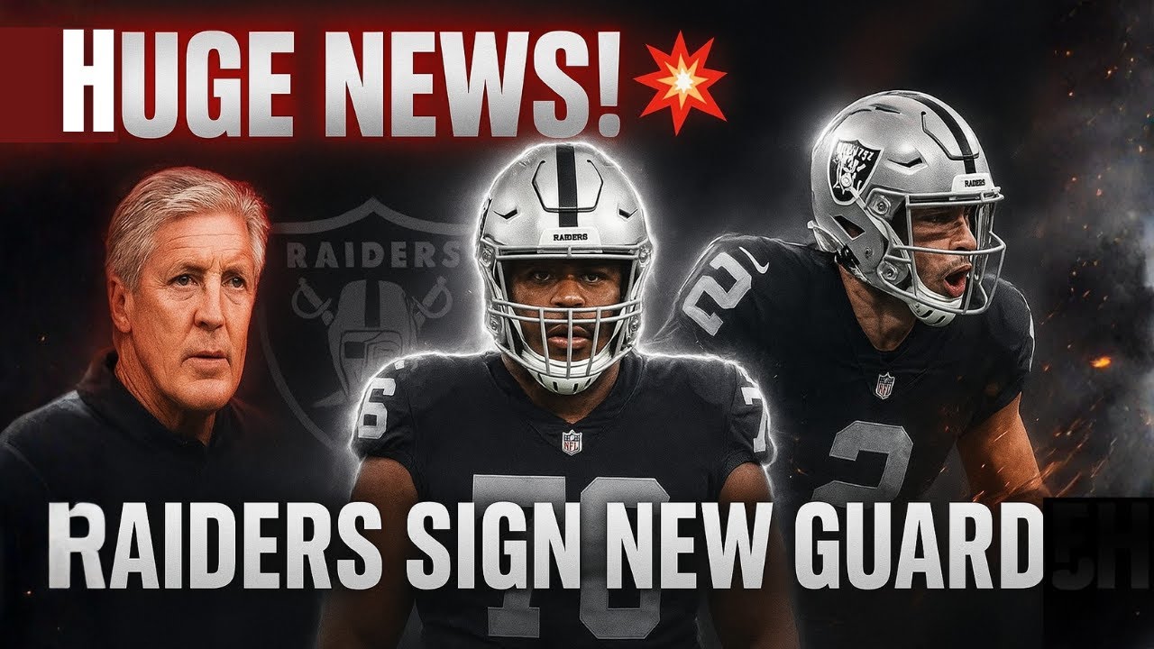 Roster Shake-Up! Raiders Add Muscle with Guard & New WR Move! 🏈 - YouTube